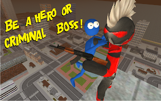 Download Stickman Rope Hero on PC with BlueStacks